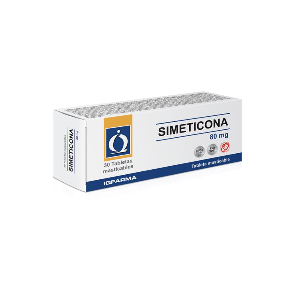 SIMETICONA 80MG CAJA X 30 TAB MASTICABLES – Policlínico Parroquial ...